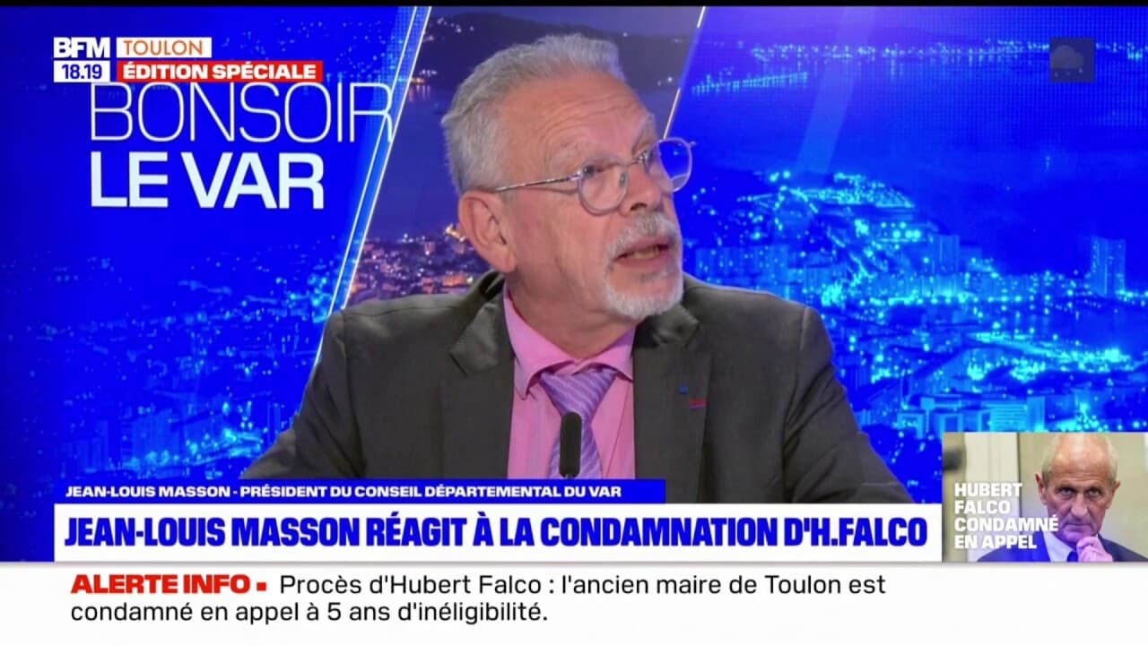 Condamnation d'Hubert Falco: Jean-Louis Masson, président du conseil ...