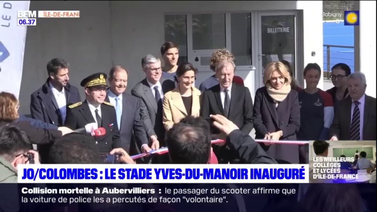 JO 2024: le stade Yves-du-Manoir inauguré à Colombes