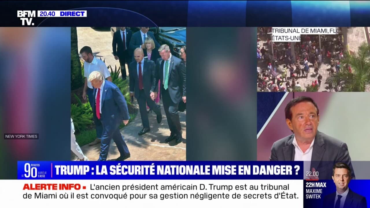 Comparution de Donald Trump: "D'un point de vue théorique, il risque ...