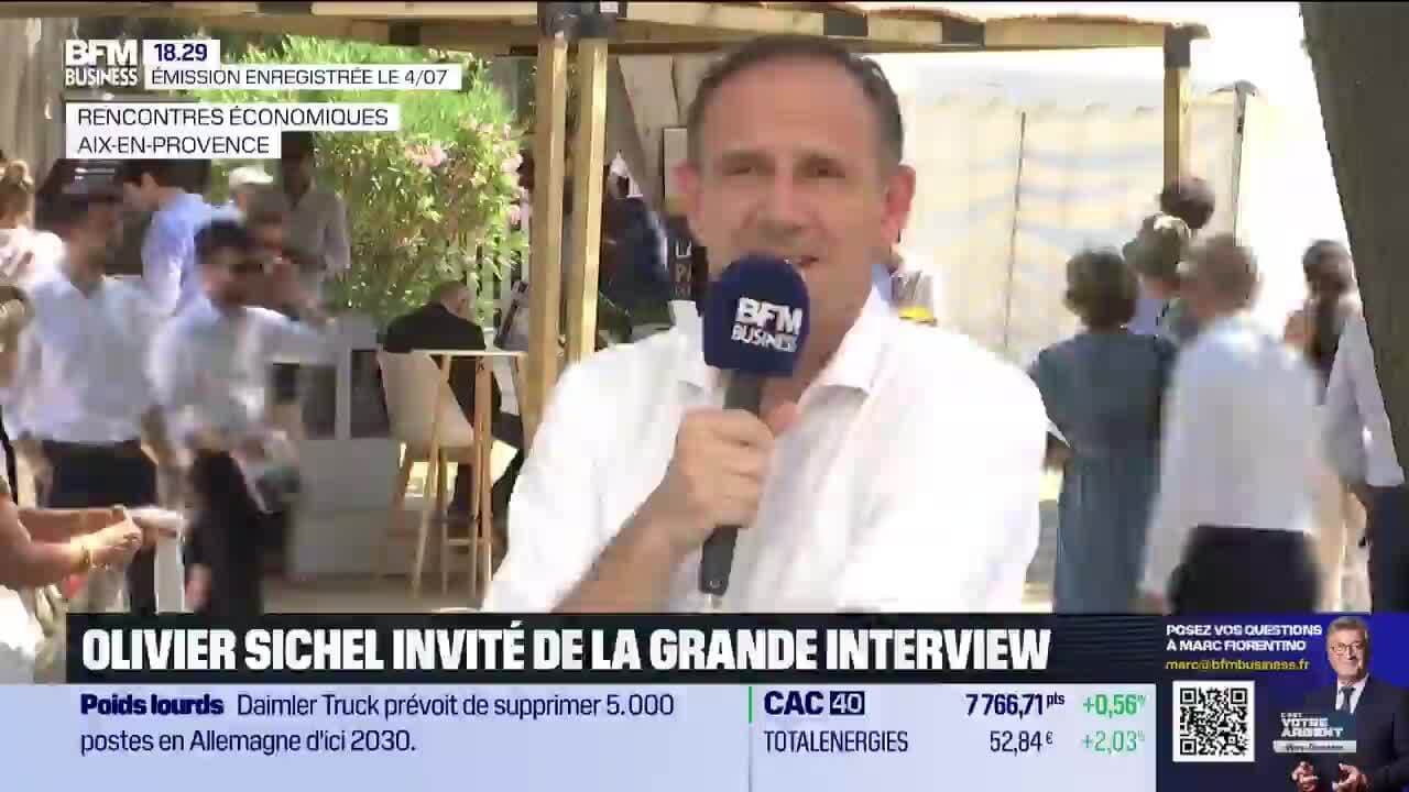 EN DIRECT Olivier Sichel, directeur général de la Caisse des Dépôts