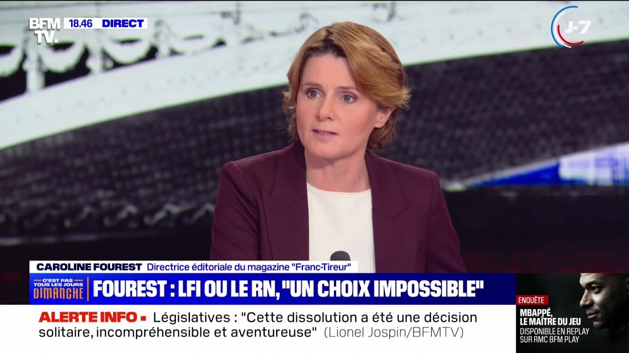 Caroline Fourest : LFI ou RN, "un choix impossible" - 23/06