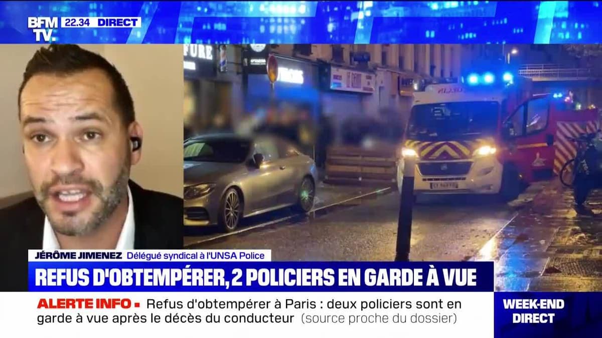 Refus d'obtempérer : deux policiers en garde à vue - 14/10