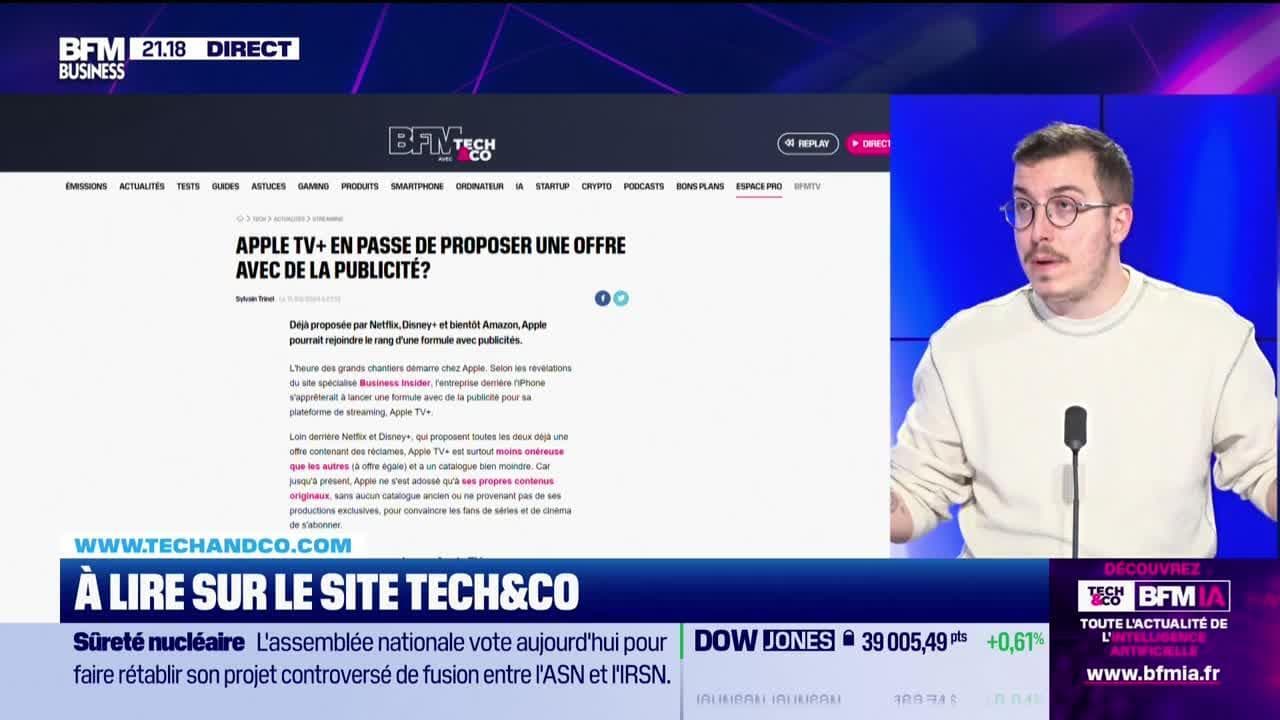 À lire sur le site Tech&Co : Apple TV+ en passe de proposer une offre ...