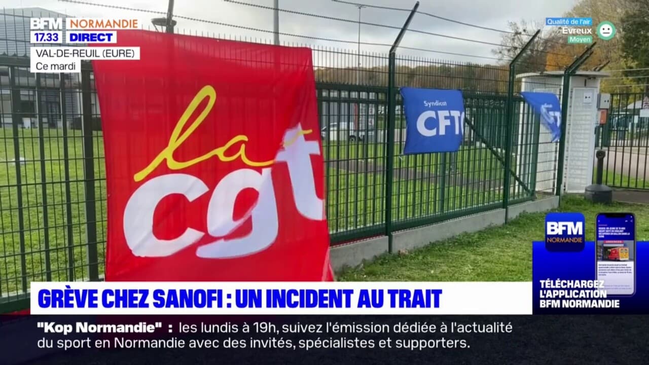 Sanofi: une syndicaliste percutée par le conducteur d'un camion sur le ...