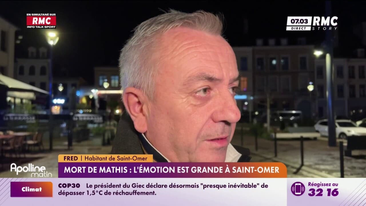 Mort de Mathis : l'émotion est grande à Saint-Omer