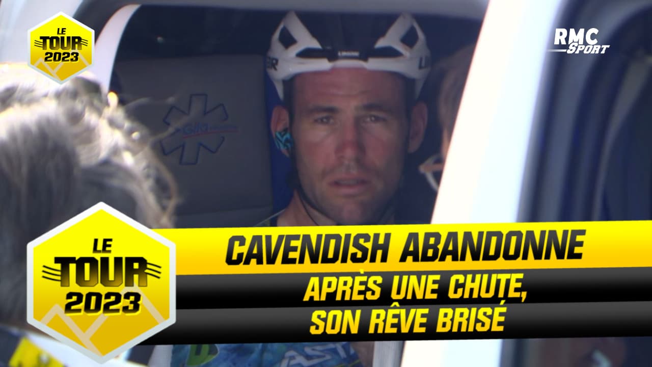 Tour de France : Cavendish abandonne après une chute, son rêve brisé