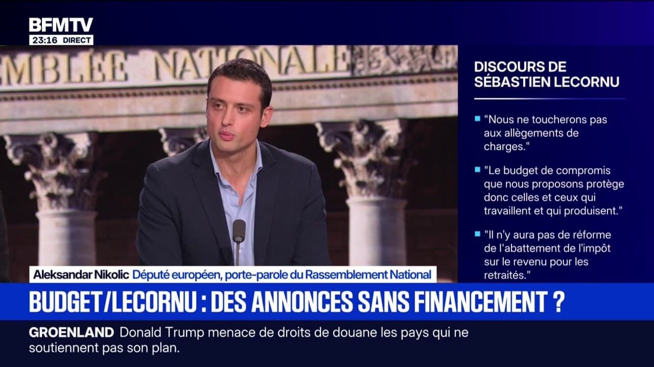 Discours de Sébastien Lecornu: "Il y a plein de sujets qui ne sont pas ...