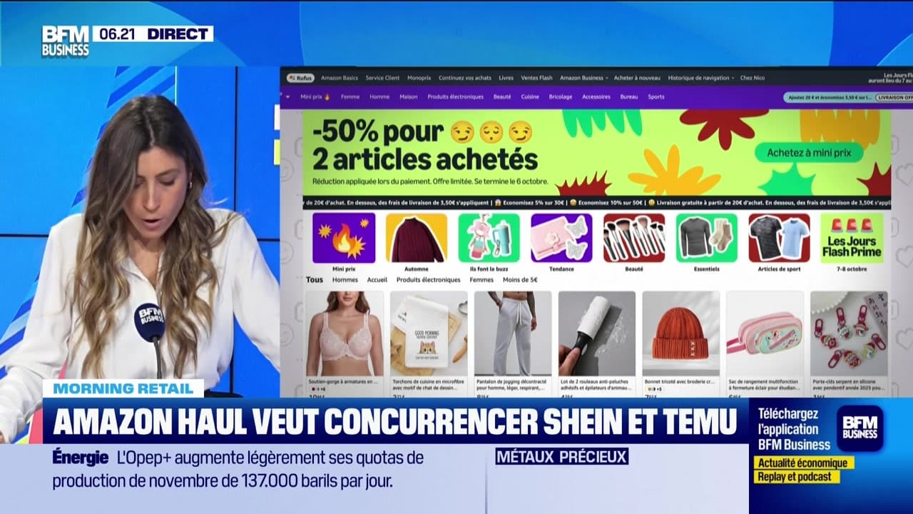 Morning Retail : Amazon Haul veut concurrencer Shein et Temu, par Eva ...