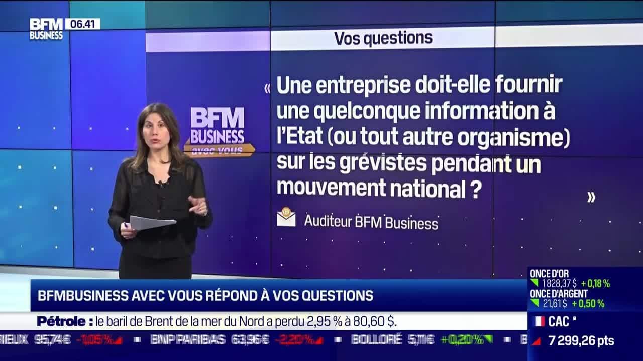 BFM Business avec vous : Une entreprise doit-elle fournir une ...