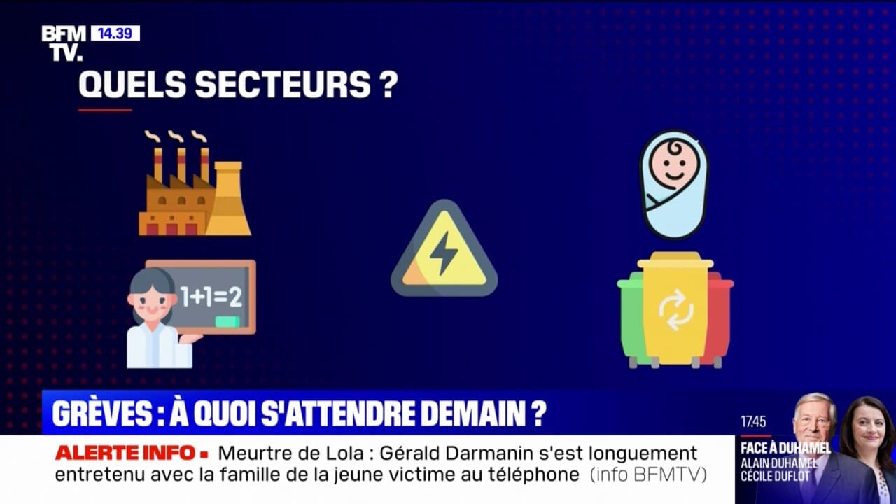 Grève générale du 18 octobre: à quoi s'attendre ce mardi?