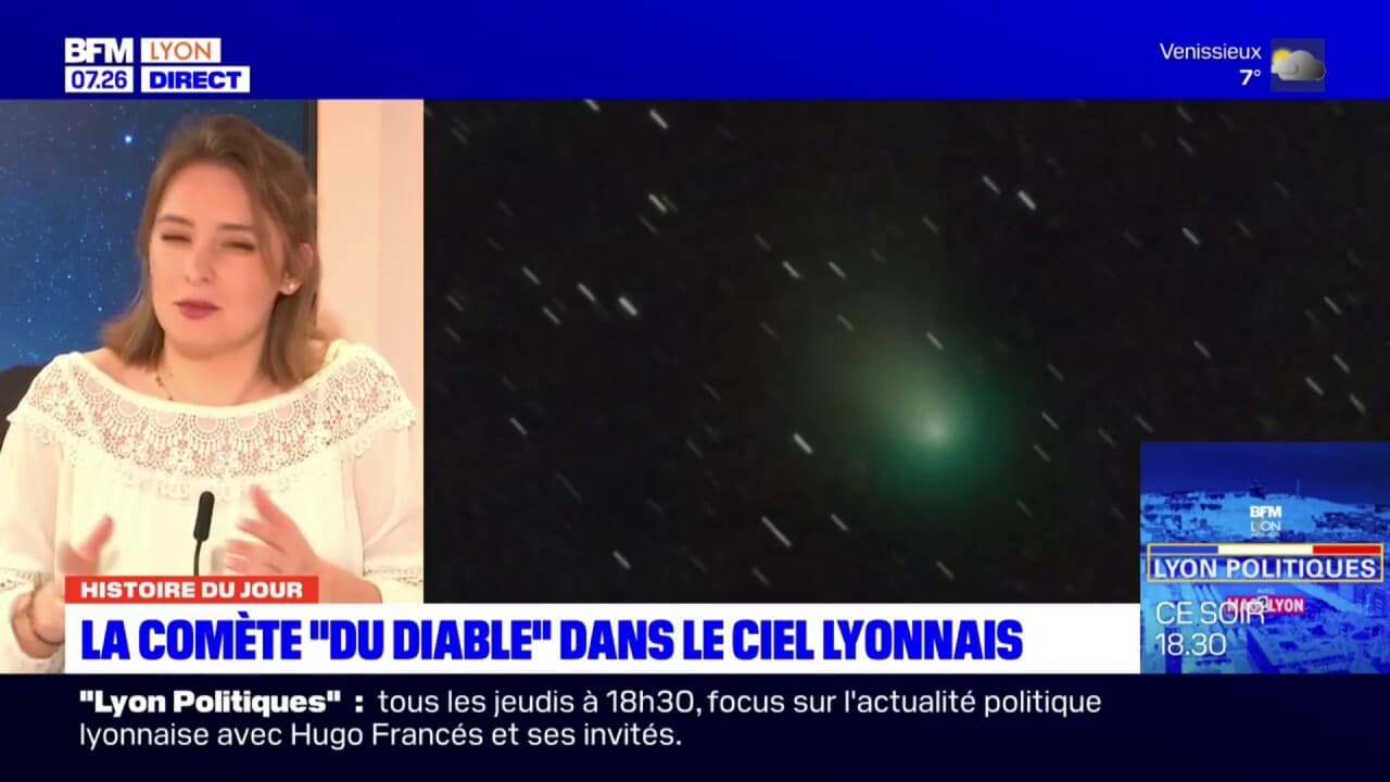 L'Histoire du jour à Lyon: à la recherche de la Comète du Diable
