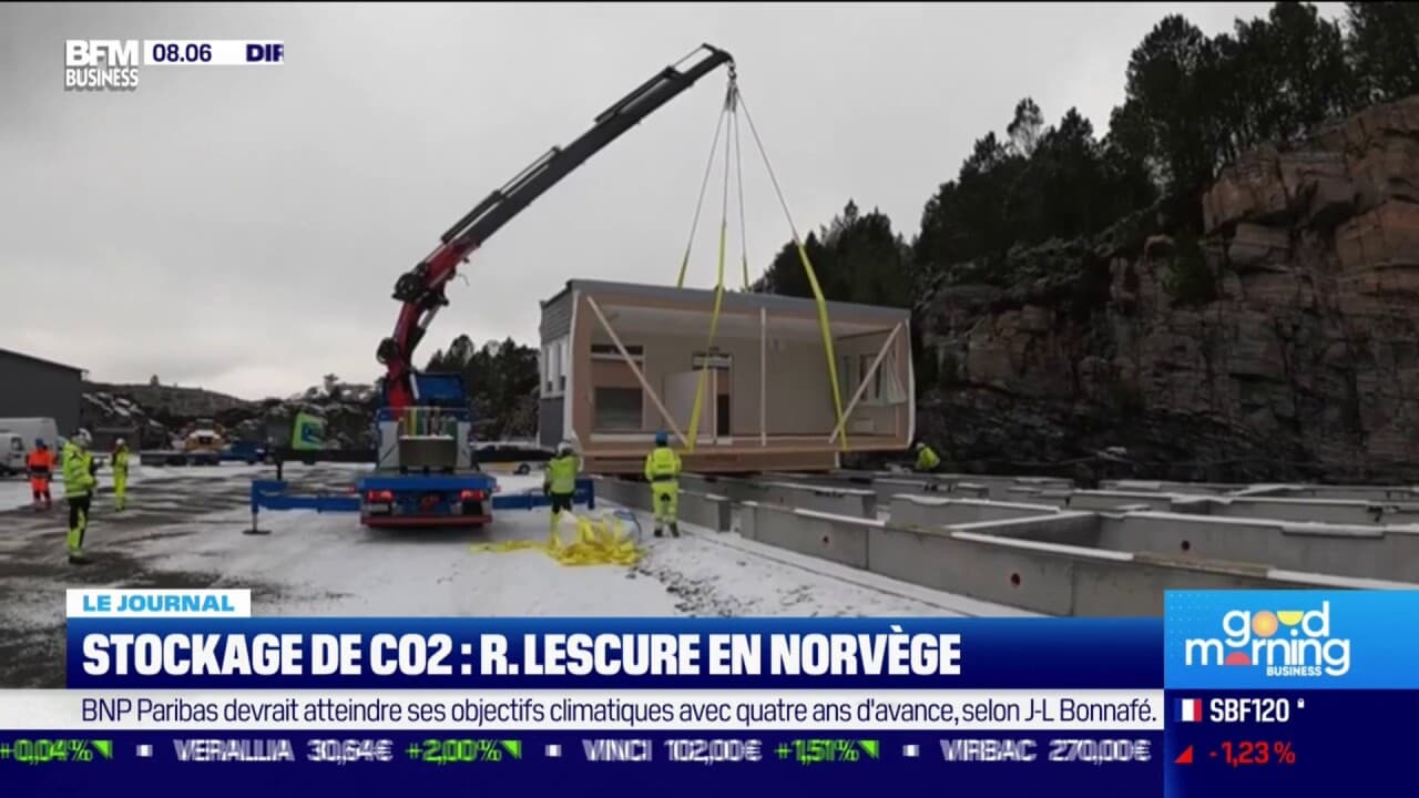 Stockage de CO2: R.Lescure en Norvège