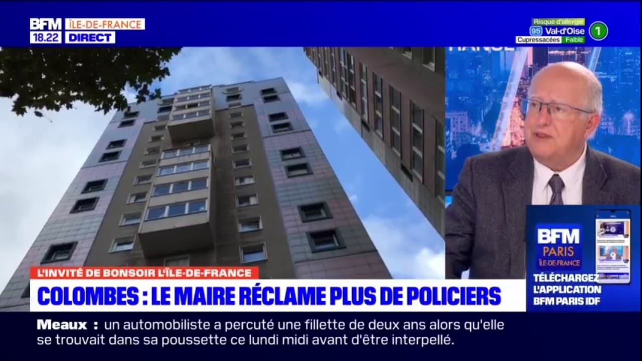 Patrick Chaimovitch, maire de Colombes, réclame plus de policiers nationaux