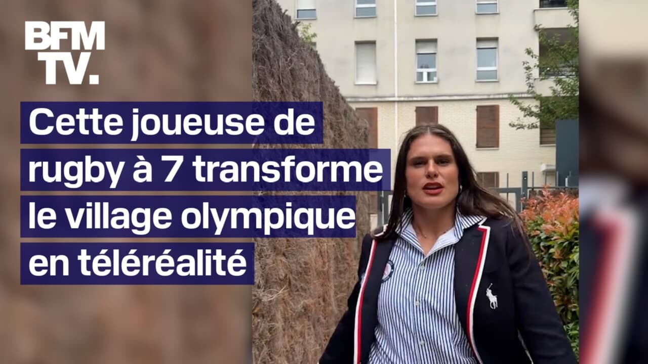 La joueuse de rugby à 7, Ilona Maher, transforme le village olympique ...