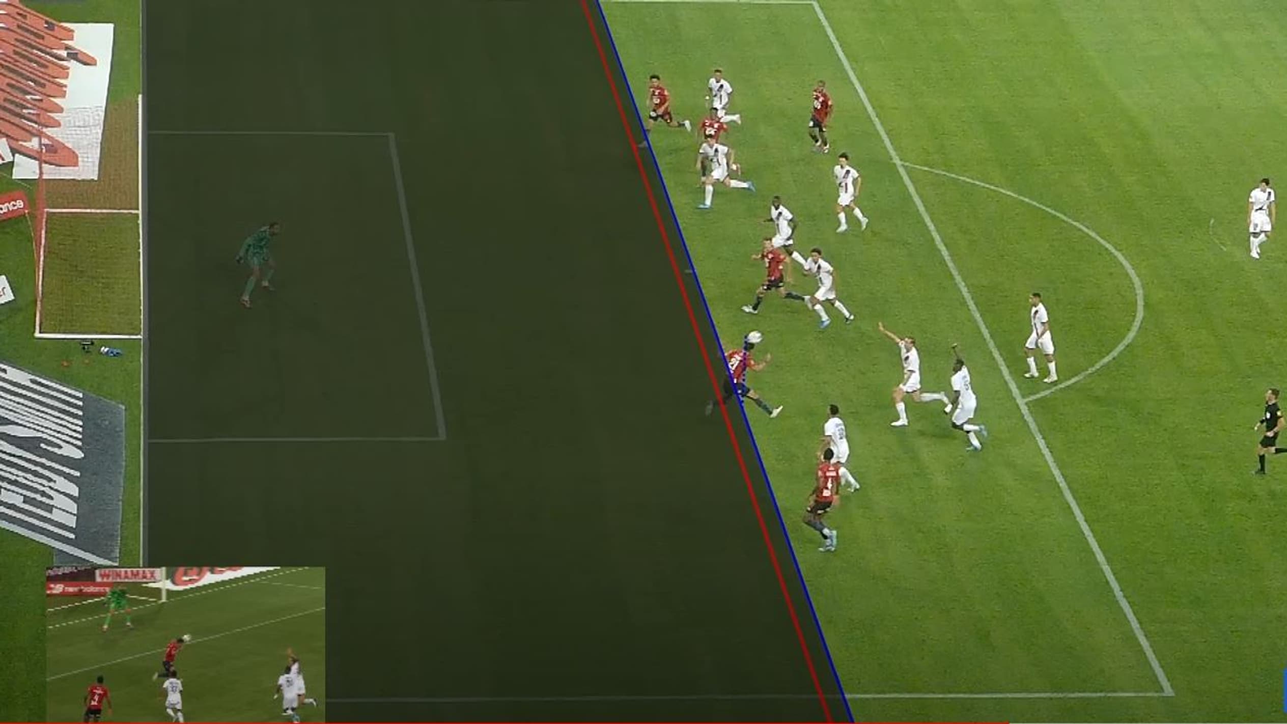 Lille-PSG: pourquoi le deuxième but lillois était valable