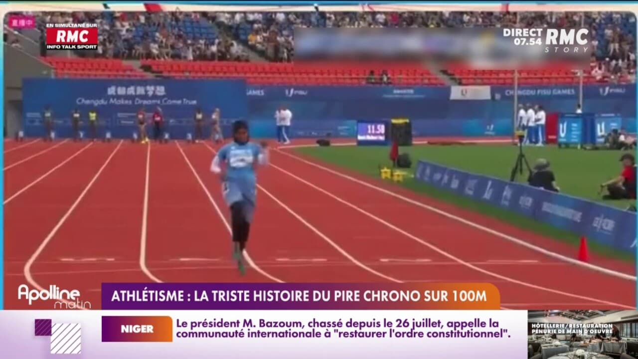 Athlétisme: l'histoire sur fond de corruption du pire chrono sur 100m