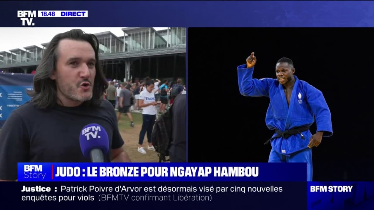 JO 2024: Le Français Maxime-Gaël Ngayap Hambou décroche la médaille de ...