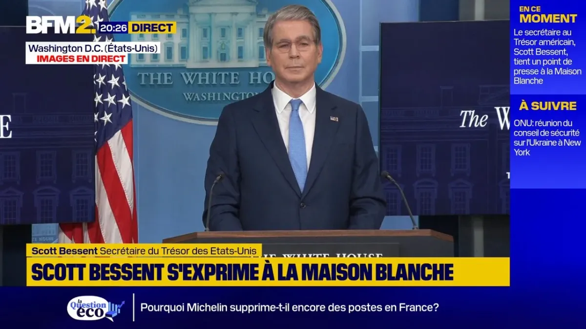Scott Bessent : "Je ne vois rien d'inconvenant à ce que Donald Trump ...