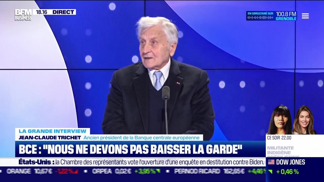 Jean-Claude Trichet (ancien président de la BCE) : "Nous ne devons pas ...