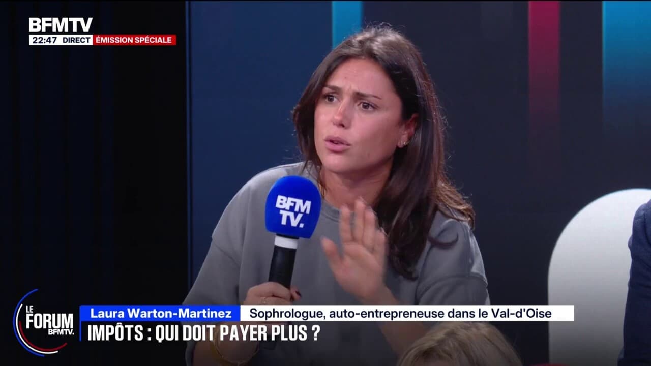 FORUM BFMTV - Impôts: pour Laura, sophrologue, "moins on fait plus on a ...