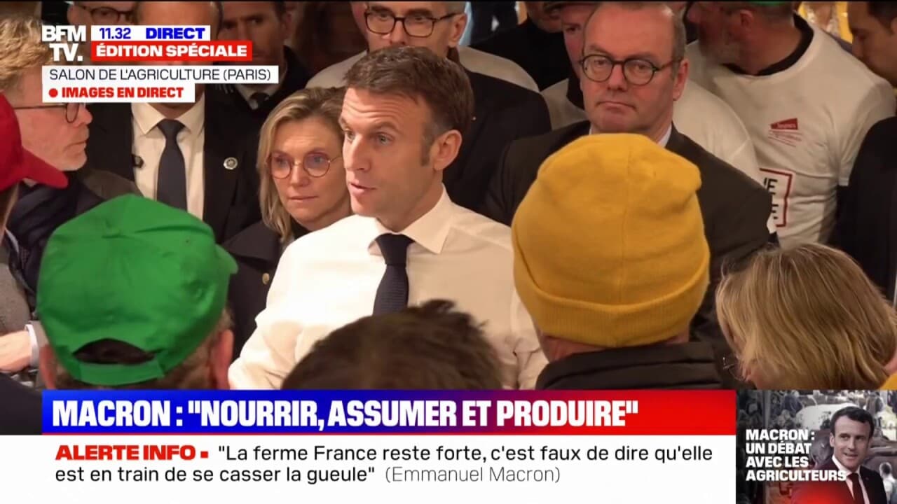 Emmanuel Macron: "Il faut nourrir et donc il faut assumer de produire"