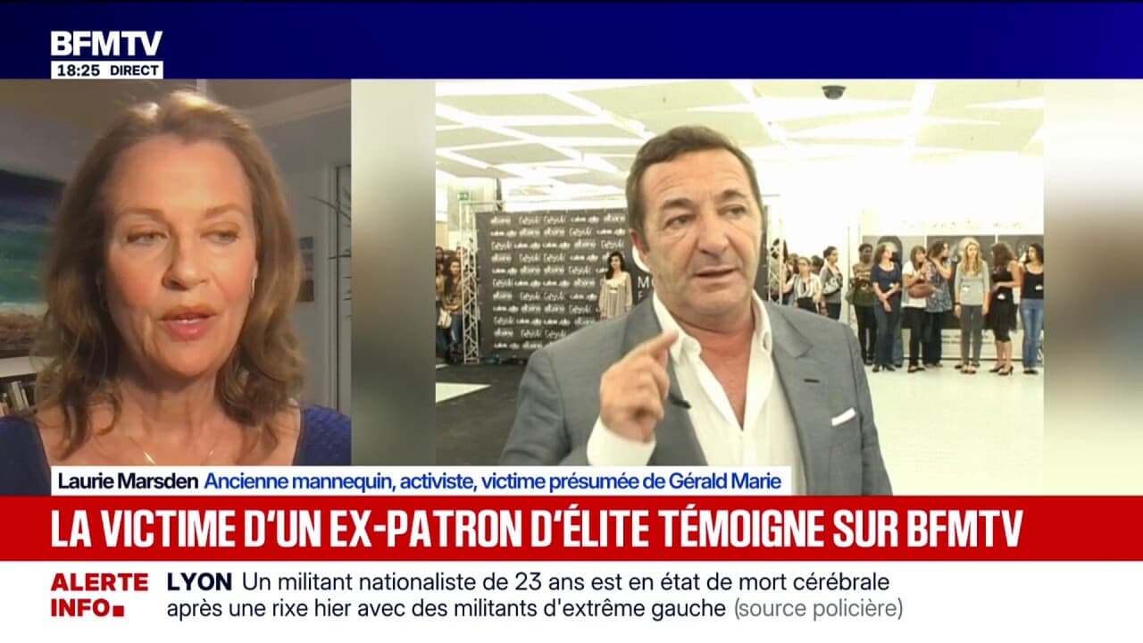Laurie Marsden, accuse Gérald Marie, ancien patron d'Elite d'avoir ...