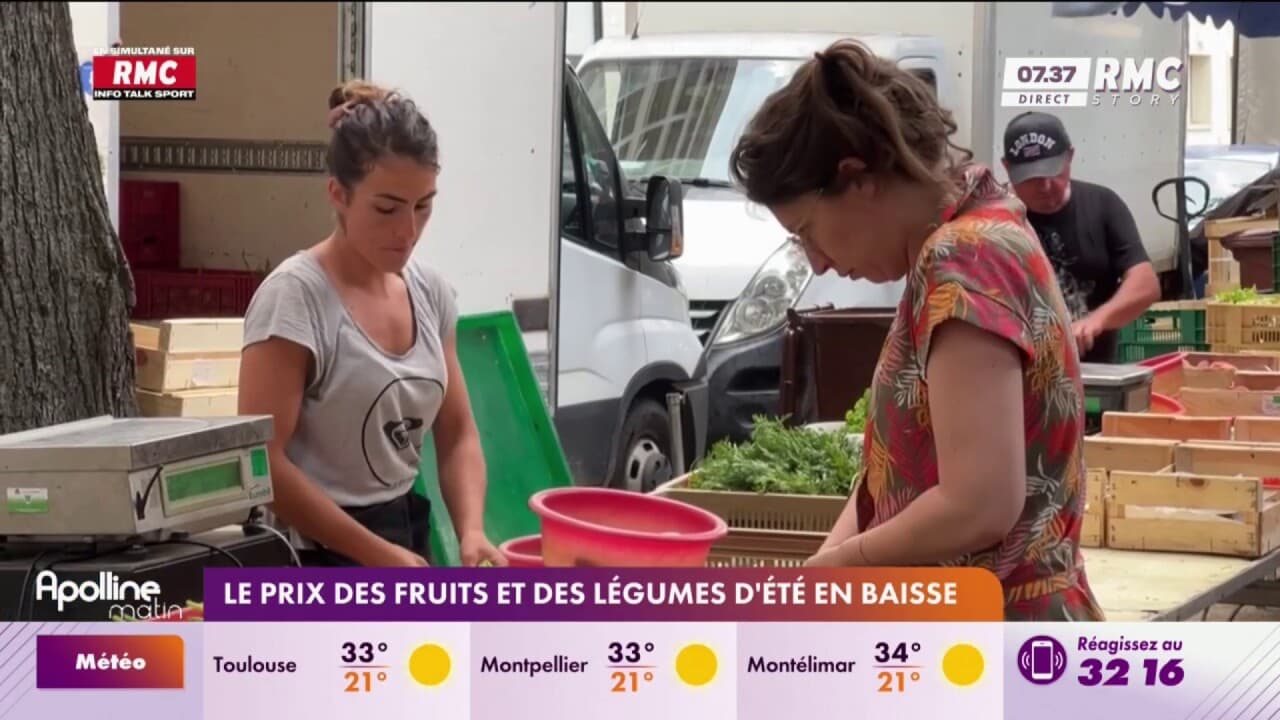 Le prix des fruits et légumes en baisse grâce à la production en hausse ...