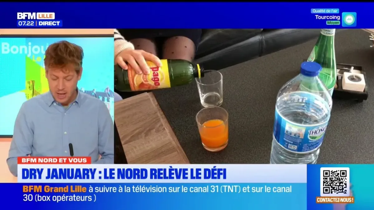 BFM Nord et vous: après les fêtes, les Nordistes face au défi du Dry ...