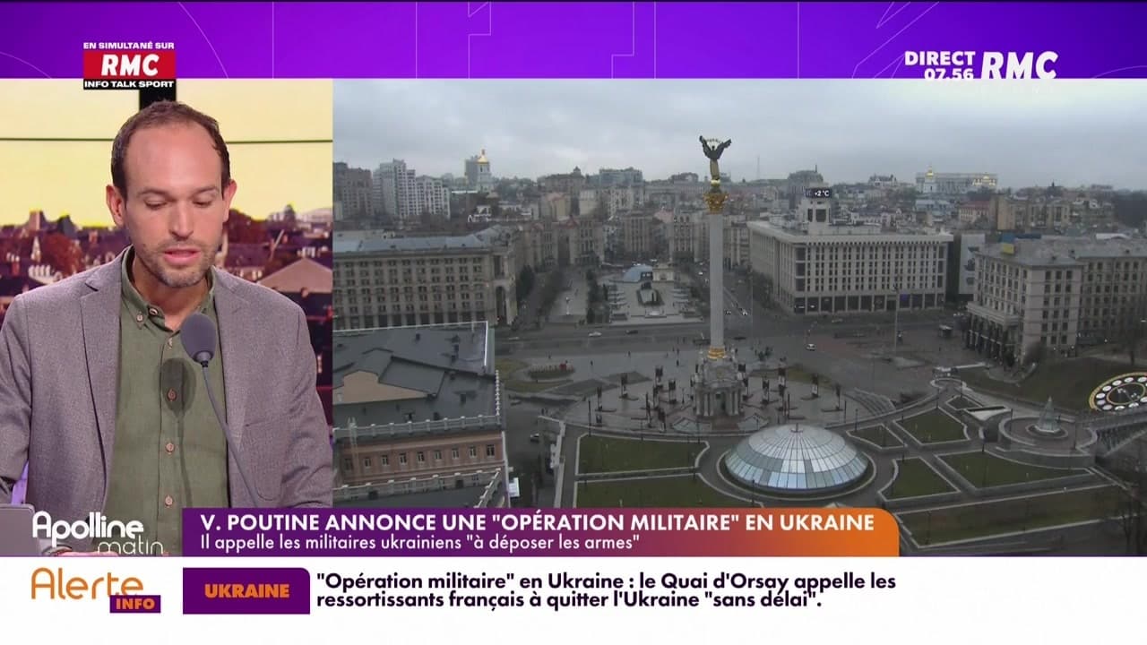Sébastien Krebs : Vladimir Poutine annonce une "opération militaire" en ...