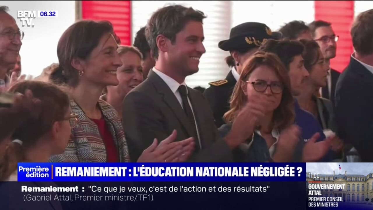 "On va avoir une ministre à mi-temps": après le remaniement, le ministère de l'Éducation ...