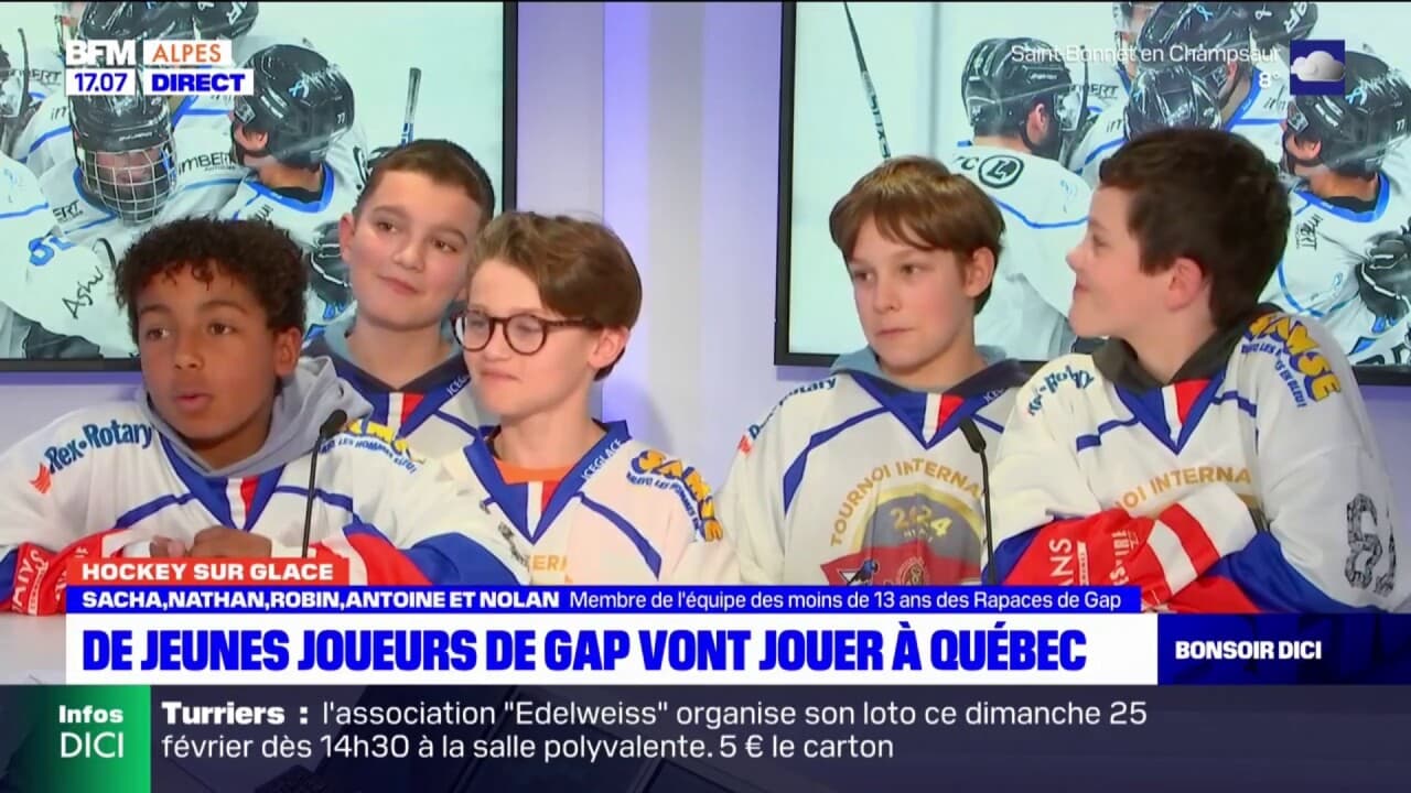 Hockey sur glace: des membres de l'équipe des moins de 13 ans des Rapaces de Gap vont participer ...