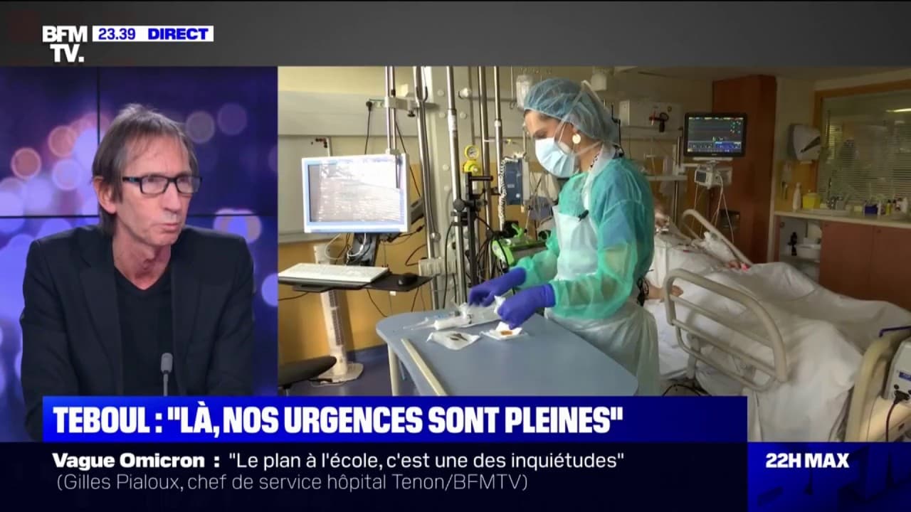 Pr Jean-Louis Teboul: "Les urgences sont pleines, (...) on ne sait pas ...