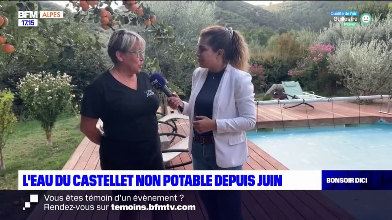 Eau non potable au Castellet: Bernadette Caratini, gérante du gite du ...