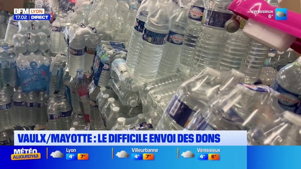 Vaulx-en-Velin: le difficile envoi des dons pour Mayotte