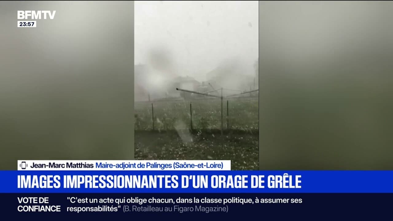 Météo: "Il y a des gens qui disaient qu'il était tombé des grêlons de 3 ...