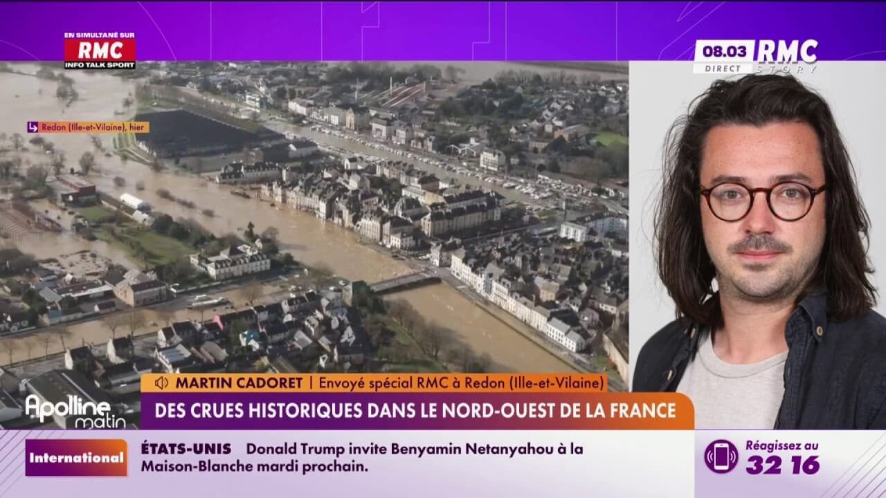 Inondations en Bretagne: À Redon, l'intensité des crues surprend les ...