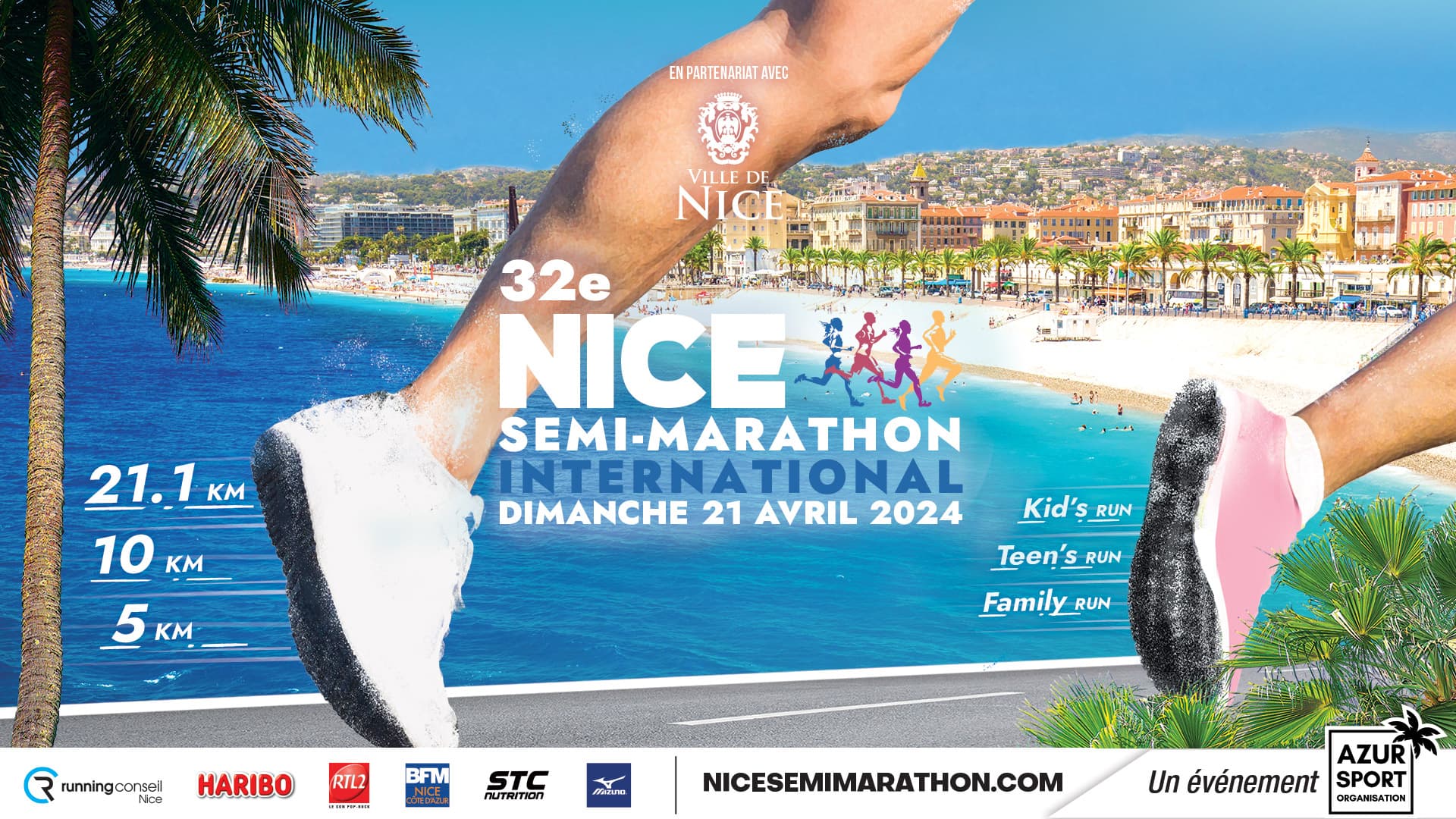 Le Semi-Marathon de Nice en partenariat avec BFM Nice Côte d'Azur