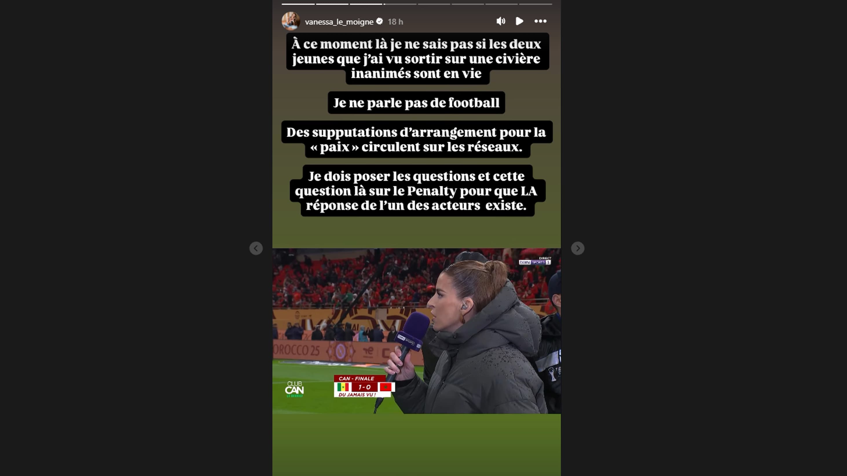 "Fin de saison j’arrête": écœurée par les réactions après la finale de ...