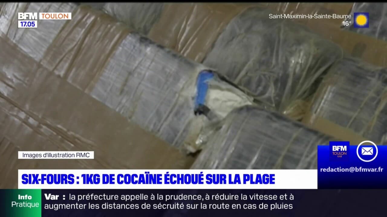 Six-Fours: des promeneurs découvrent plus d'un kilo de cocaïne échoué ...