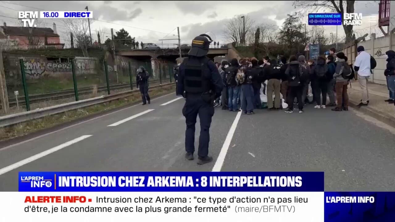 Action contre Arkema: huit manifestants de l'association Extinction ...