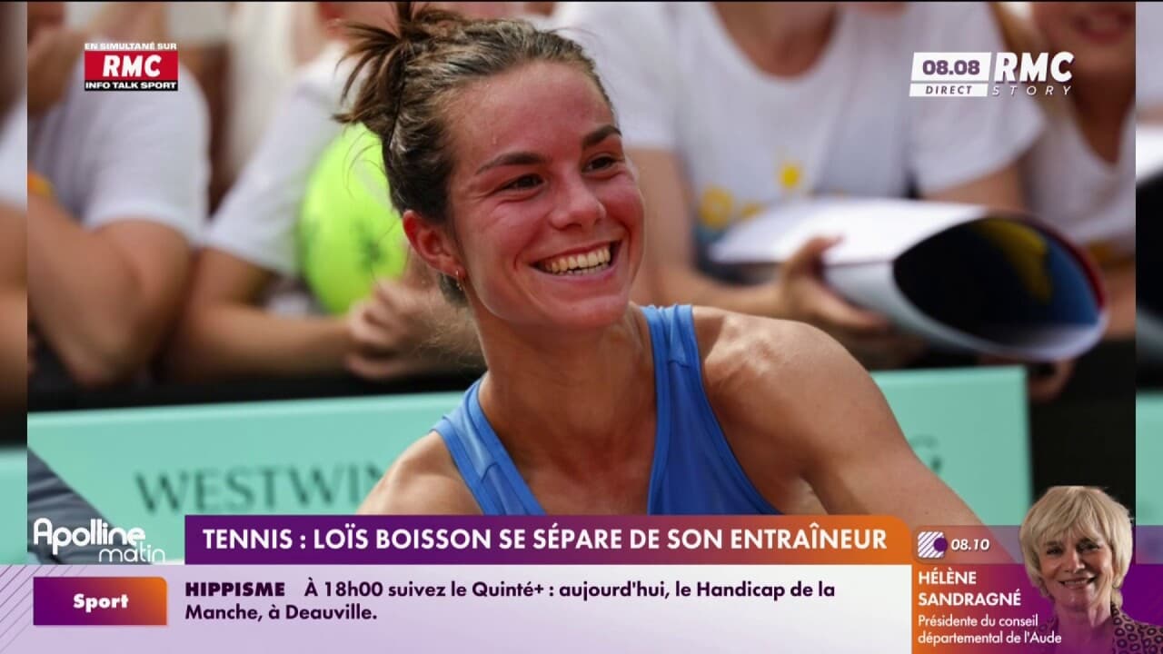 US Open: la star du tennis français, Loïs Boisson, se sépare de son ...