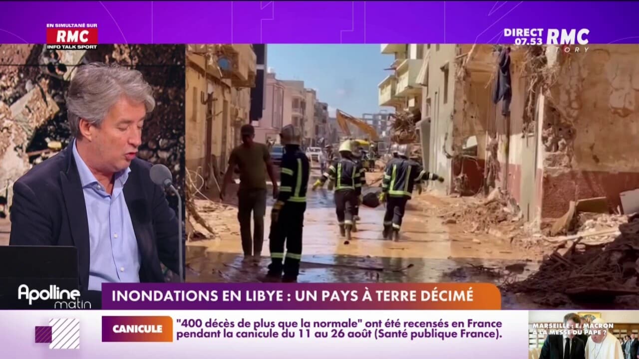 L'ampleur exceptionnelle de la catastrophe naturelle survenue en Libye