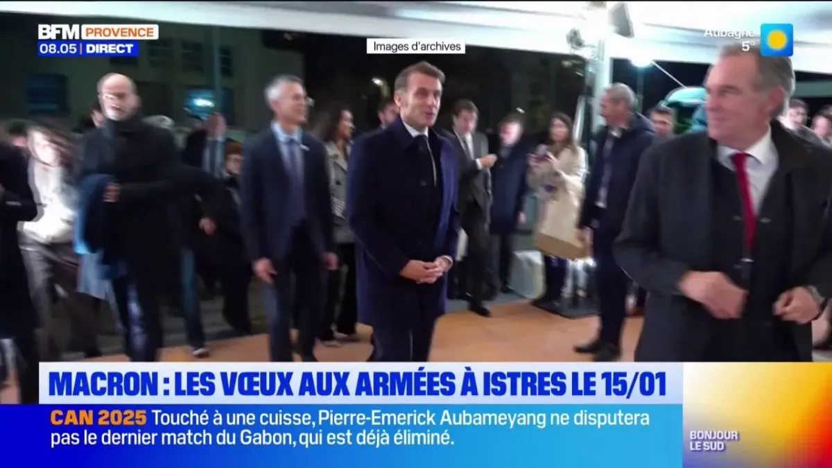 Emmanuel Macron attendu sur la base d'Istres pour ses vœux aux armées ...