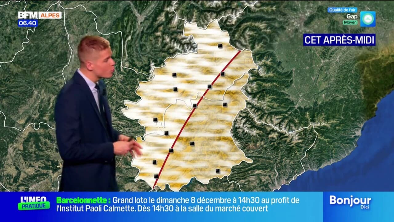 Météo Alpes du Sud: de belles éclaircies pour ce lundi, jusqu'à 14°C à Gap
