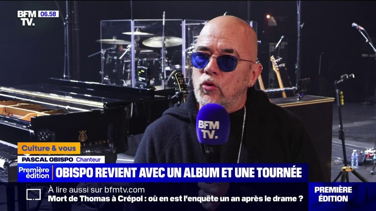 Pascal Obispo de retour avec un nouvel album et une tournée