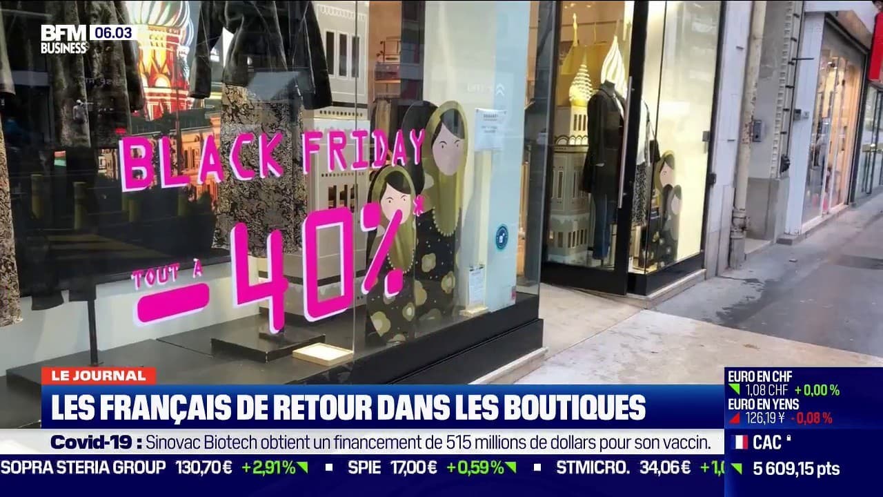 Black Friday: les Français de retour dans les magasins