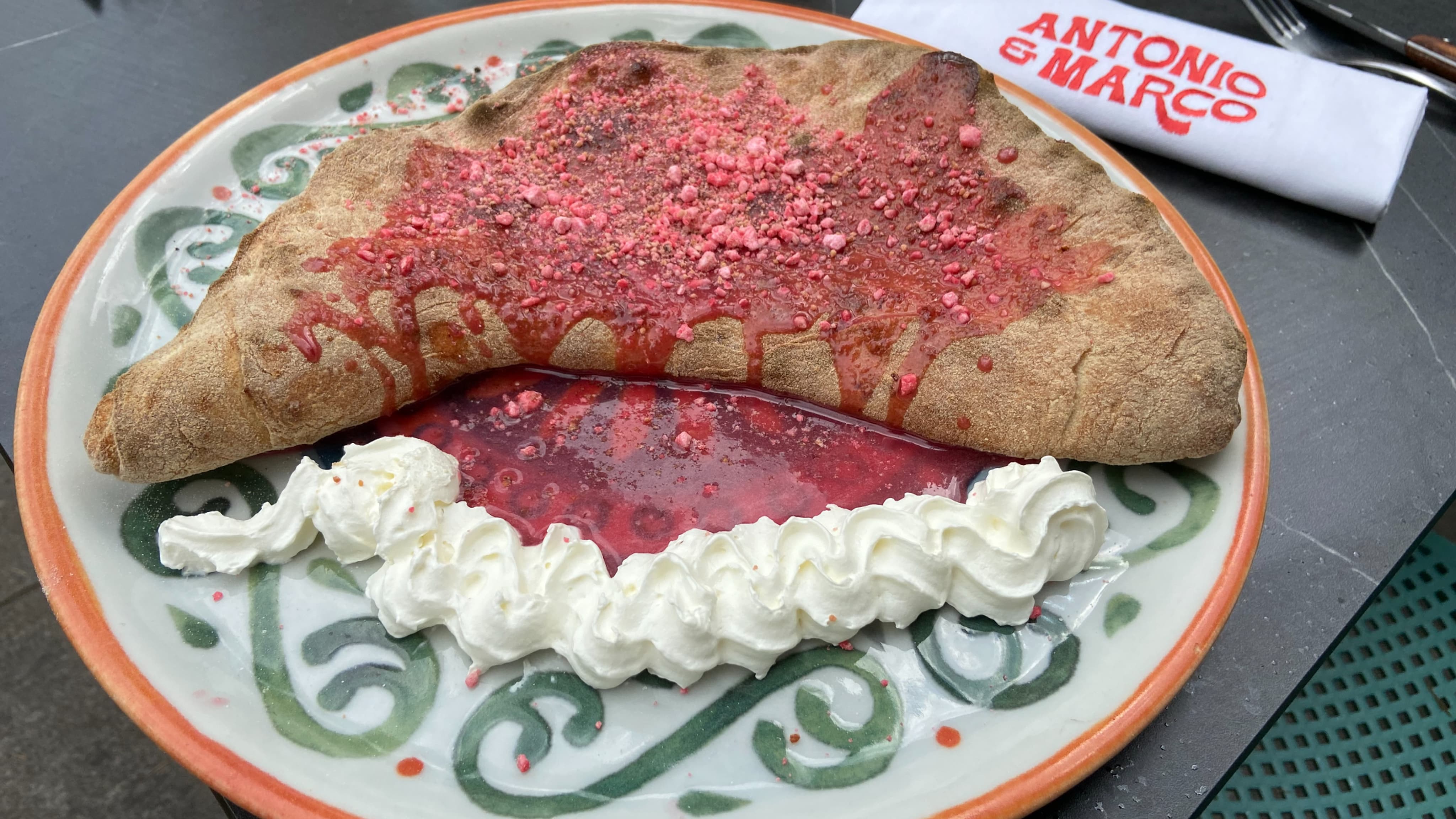 Un chef, une recette: la calzone à la praline d'Antonio&Marco Morreale