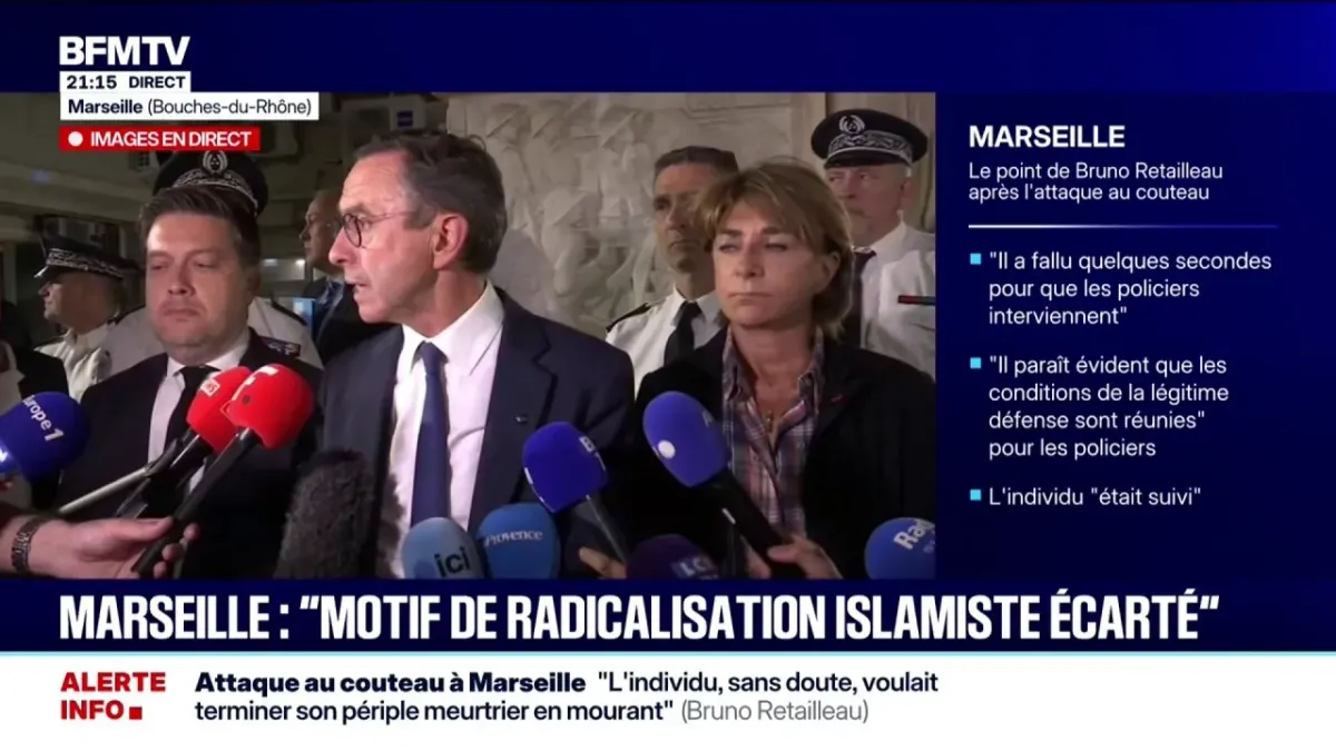 Attaque au couteau à Marseille: "On doit faire très attention à ceux et ...