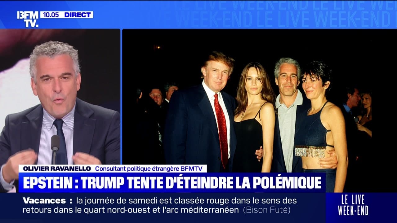 Affaire Epstein : Donald Trump tente d'éteindre la polémique - 19/07