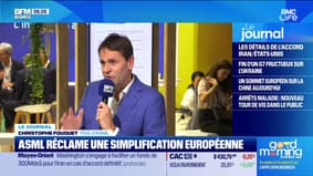 ASML réclame une simplification européenne